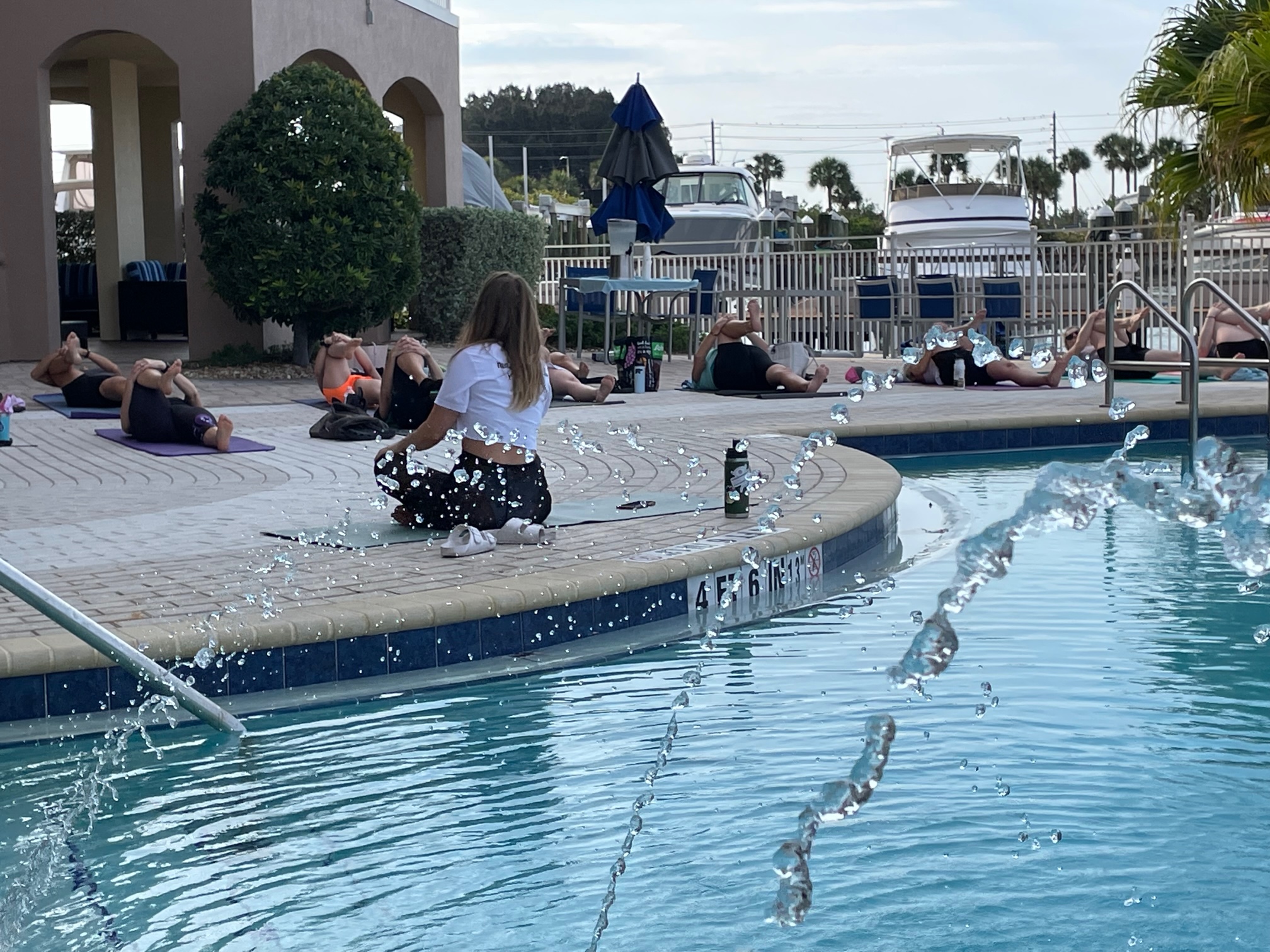 November Poolside Yoga and Swim Party - Madeira Beach Yoga